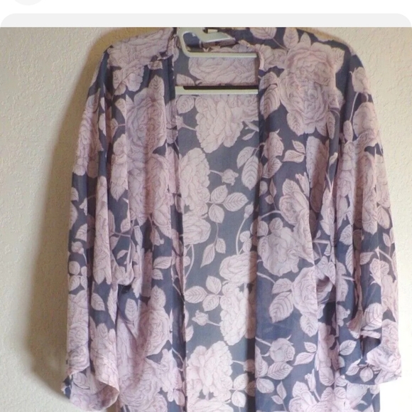 Wallflower | Swim | Womens Wallflower Kimono Floral Open Cover Up Long ...